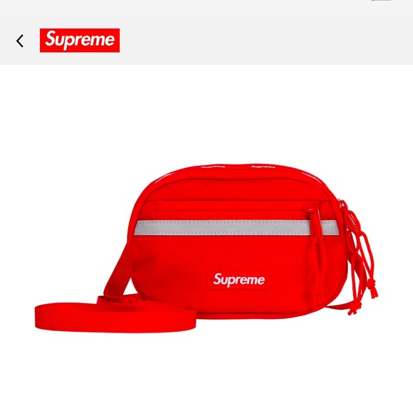 Supreme | Bags | Supreme Red Crossbody Side Bag Red | Poshmark